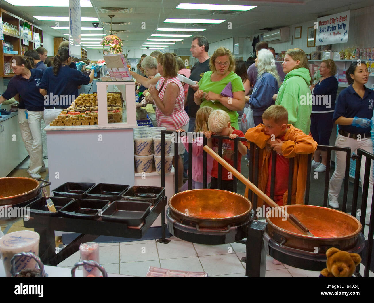 Customers at a candy store Stock Photo - Alamy