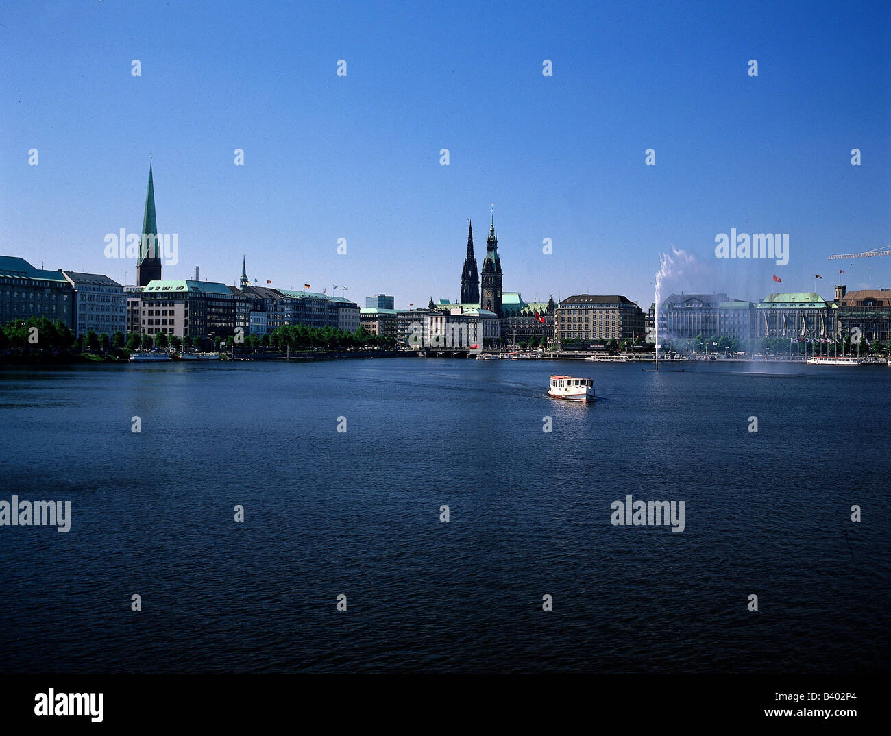 geography / travel, Germany, Hamburg, city views, cityscape Ballindamm ...
