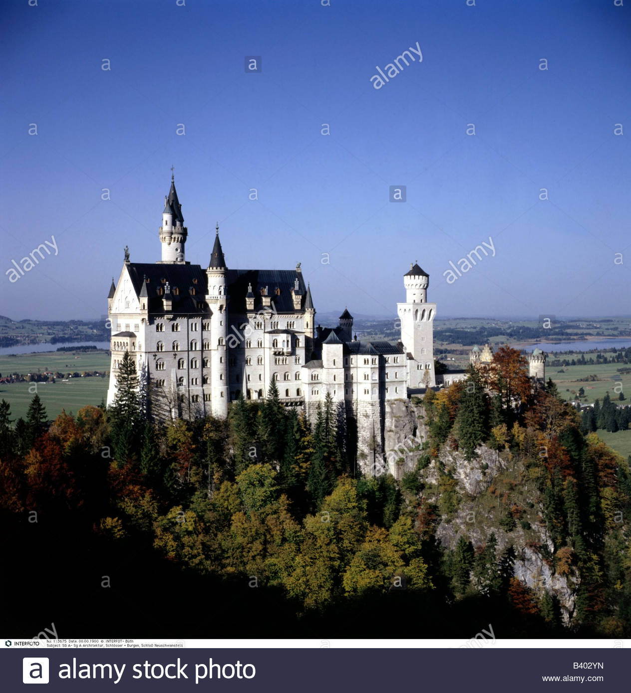 Exterior Neuschwanstein Castle Built Ludwig Stock Photos & Exterior ...