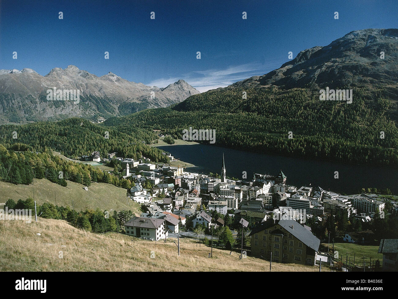 St moritz views hi-res stock photography and images - Alamy