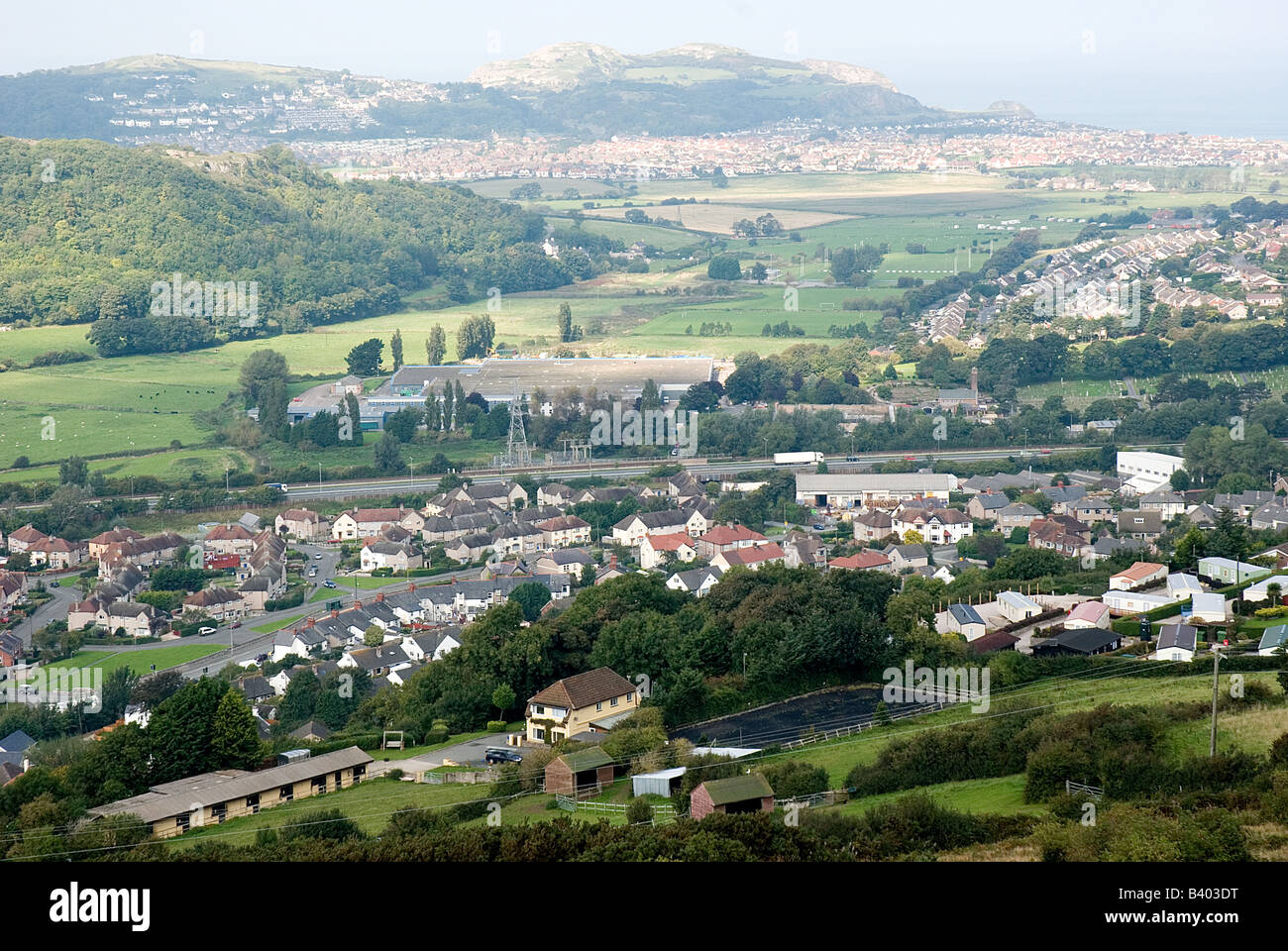 Mochdre Colwyn Bay UK Stock Photo - Alamy