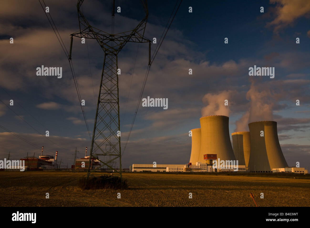 The Czech Temelin nuclear power plant Stock Photo - Alamy
