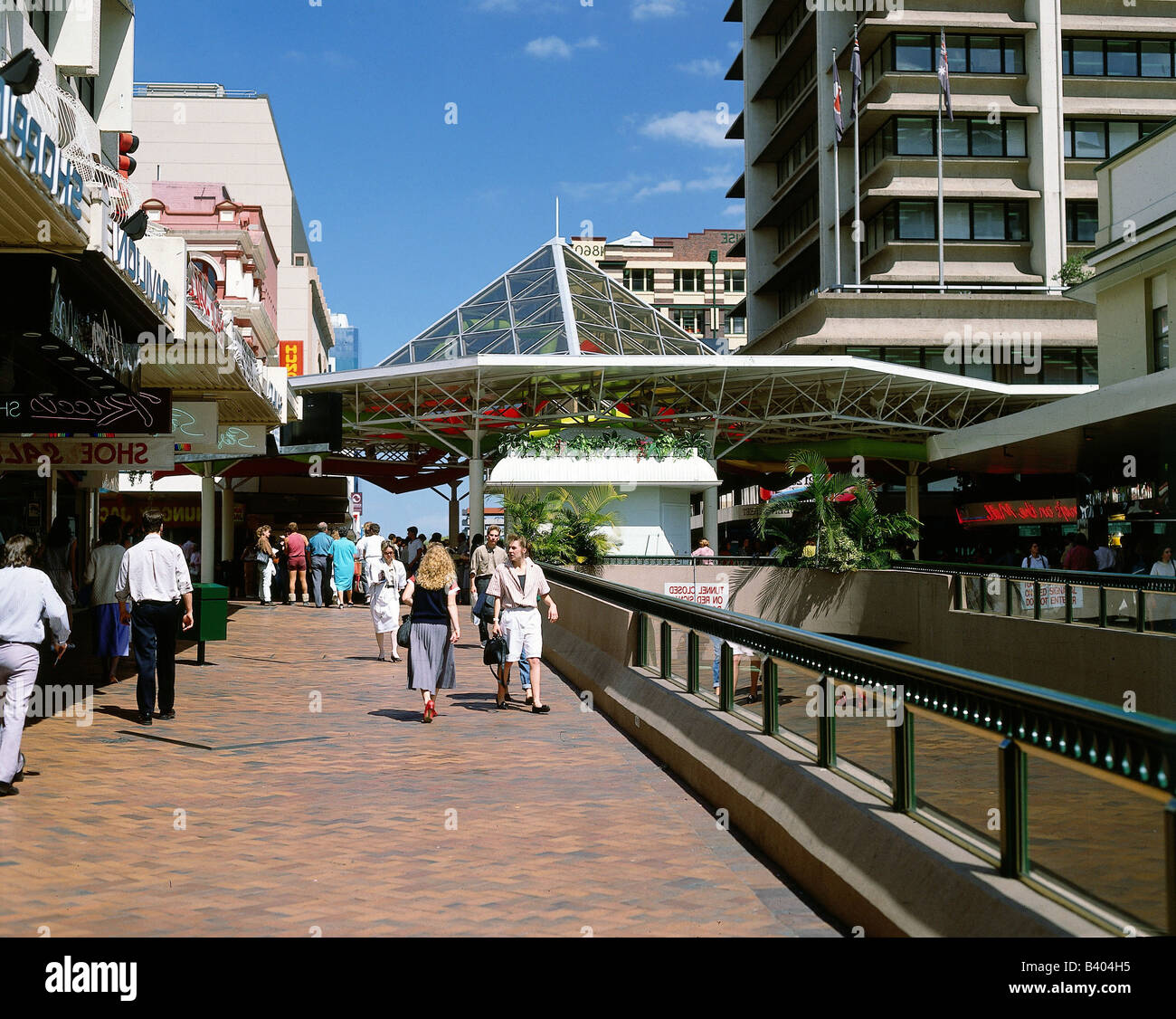 geography / travel , Australia, Queensland, Brisbane, pedestrian ...
