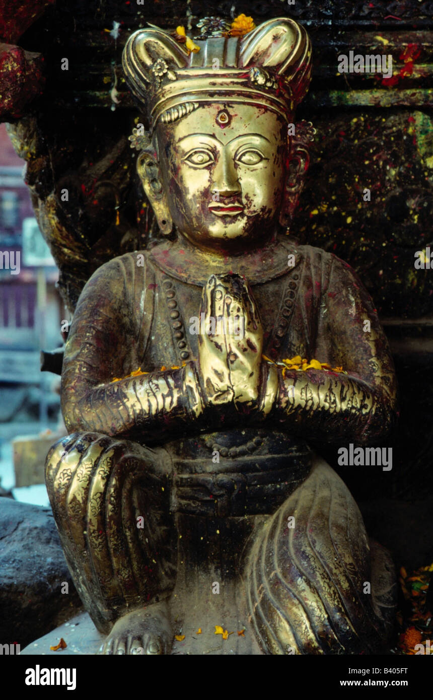 geography / travel, Nepal, religion, statue, god, deity Stock Photo - Alamy