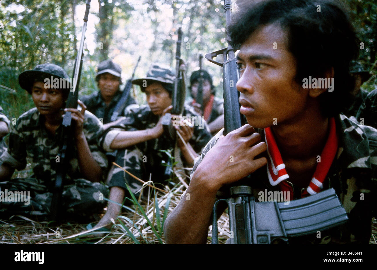 geography / travel, Cambodia, armed forces, Khmer guerilla units ...