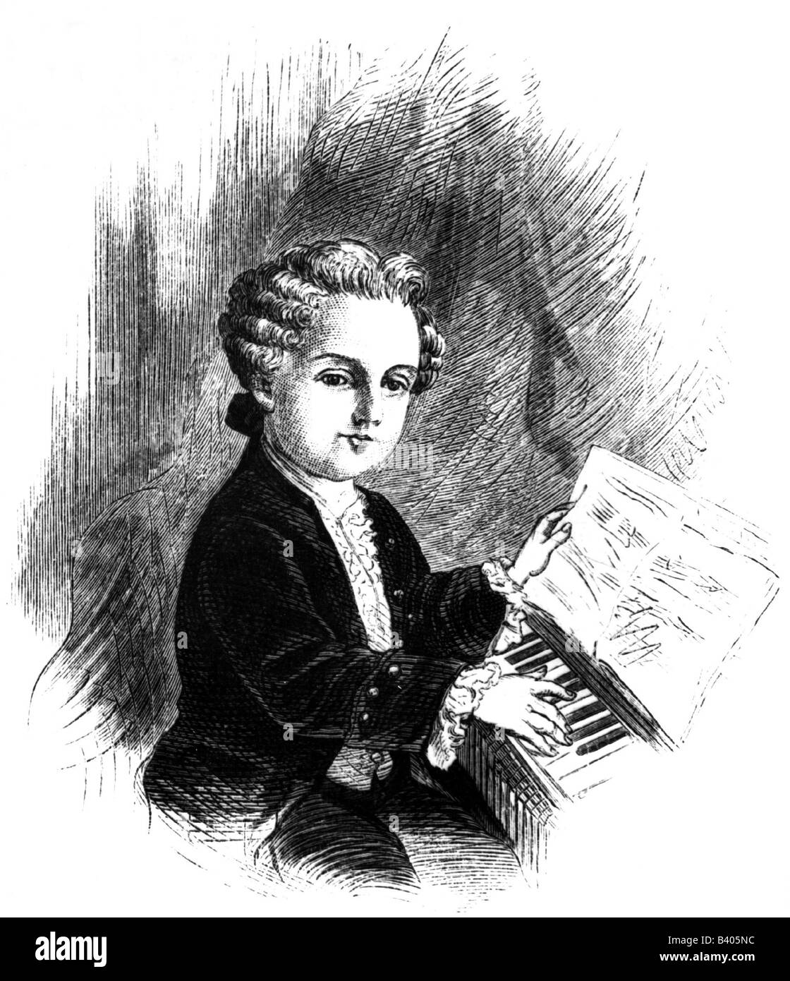 Wolfgang Amadeus Mozart Child High Resolution Stock Photography and ...
