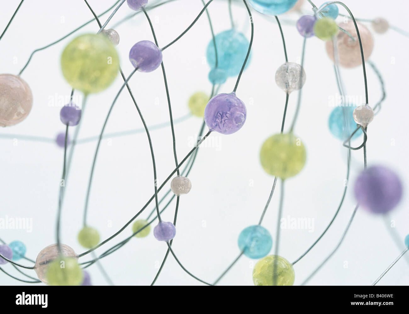 String of glass beads Stock Photo - Alamy