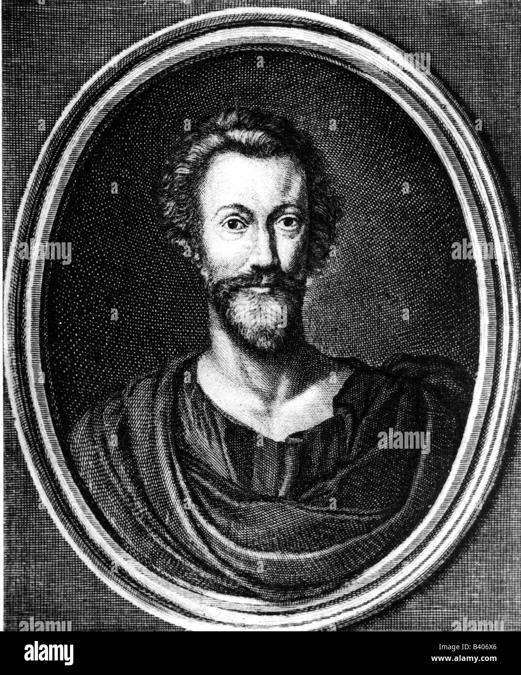 Poet and cleric engraving hi-res stock photography and images - Alamy