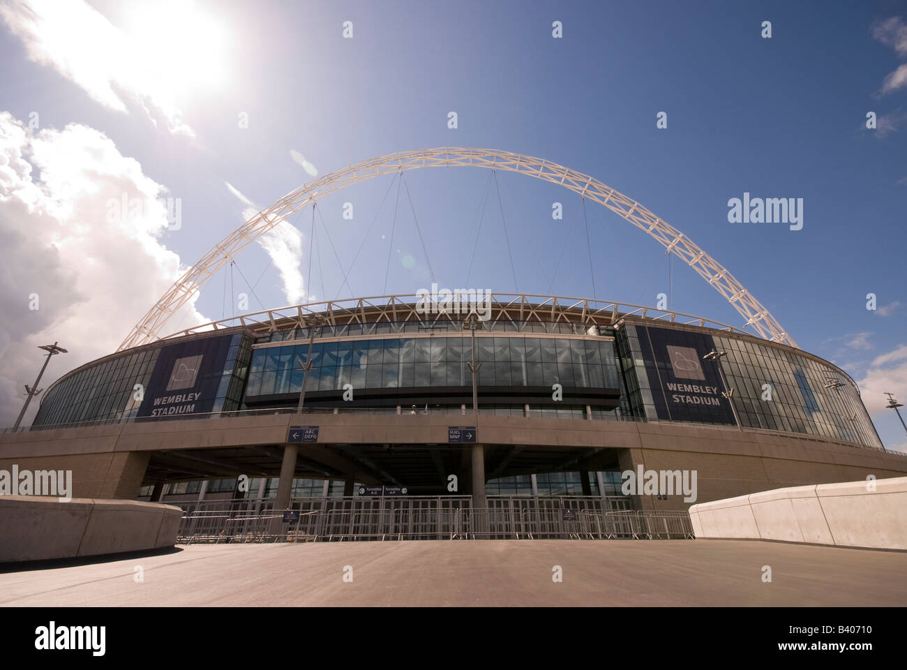 Wembley Stadium Main Approach Stock Photo - Alamy