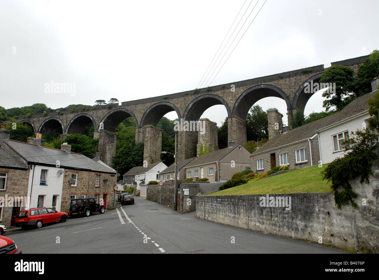 Gover Viaduct St Austell Cornwall Stock Photo - Alamy
