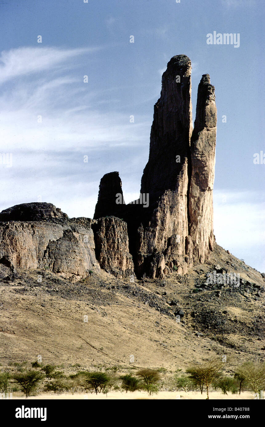 geography / travel, Mali, West Africa, Sahel, Hombori Mountains, "hand ...