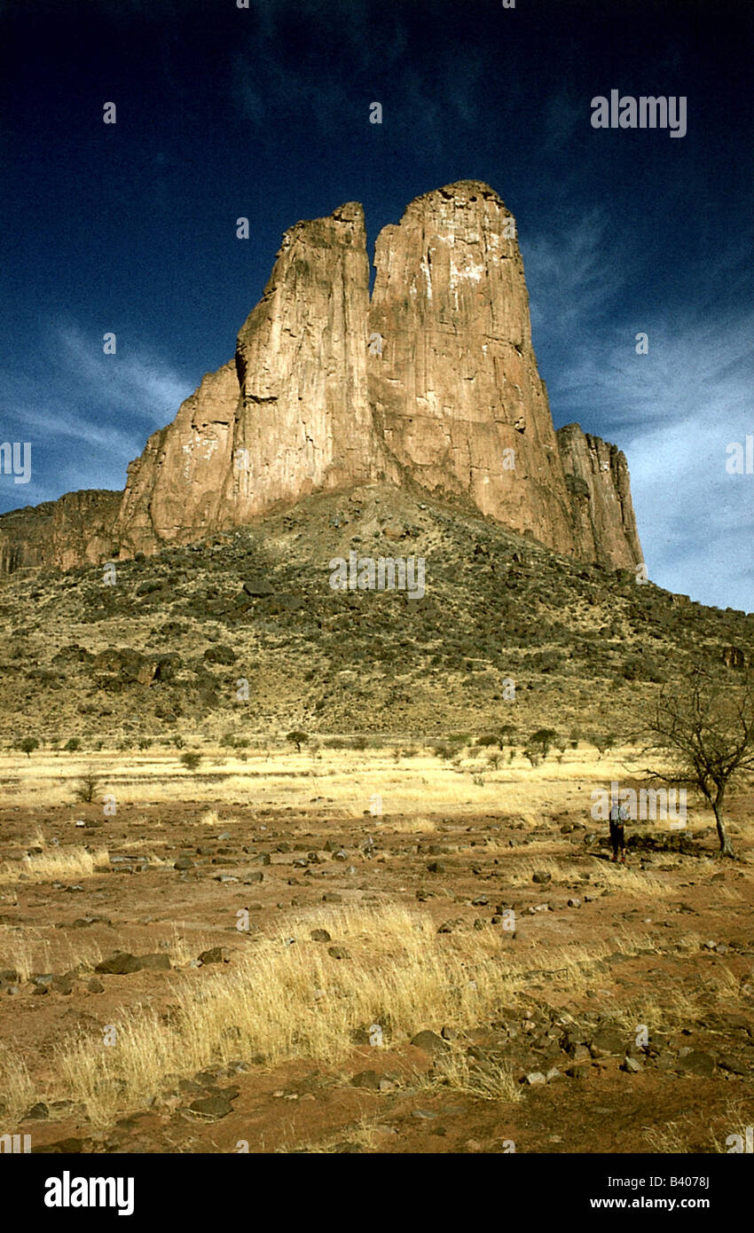 geography / travel, Mali, West Africa Sahel, Hombori mountains, "hand ...
