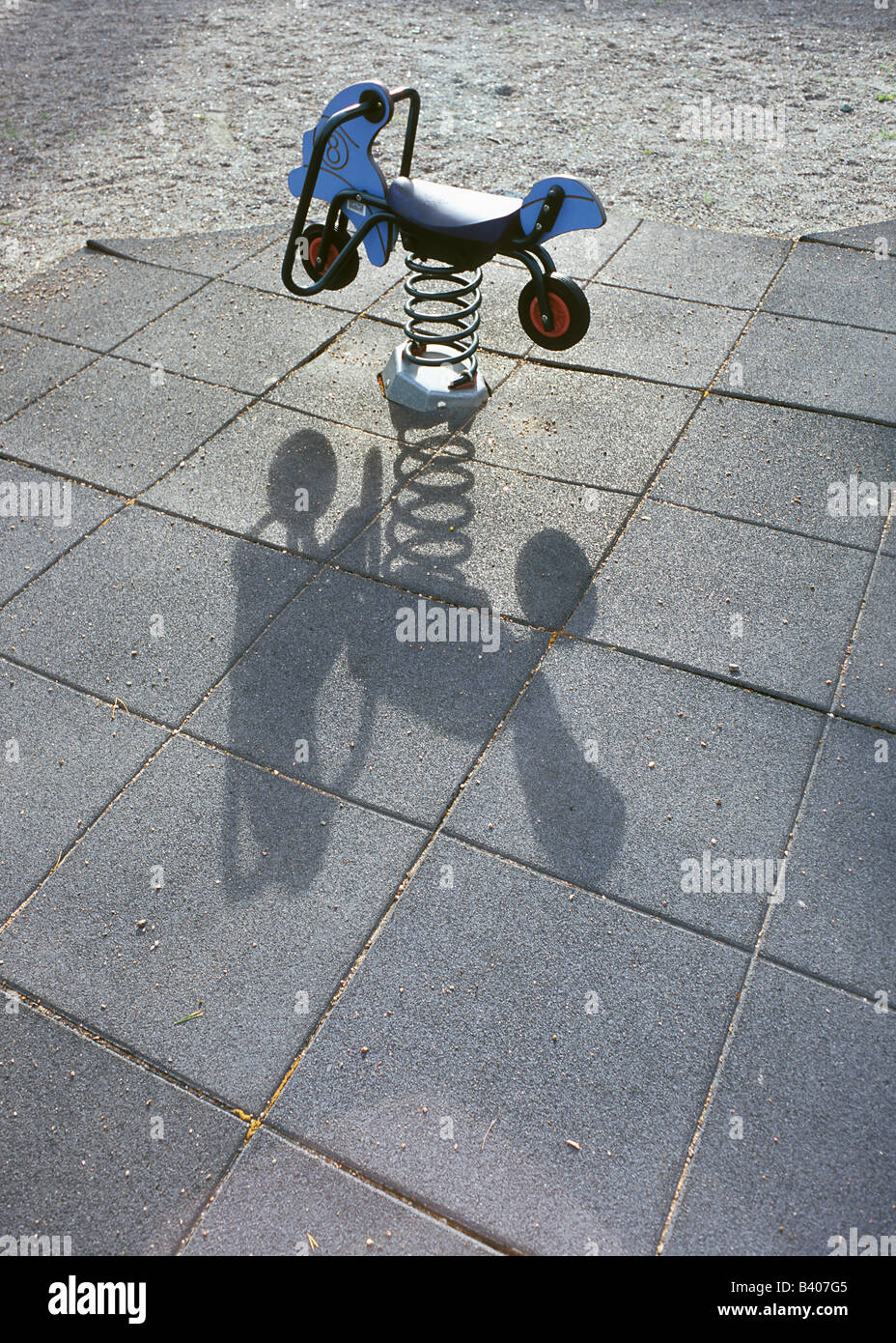 Playground spring rocker High Resolution Stock Photography and Images ...