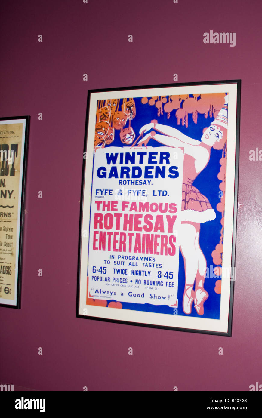 Old time music hall playbill poster Stock Photo - Alamy