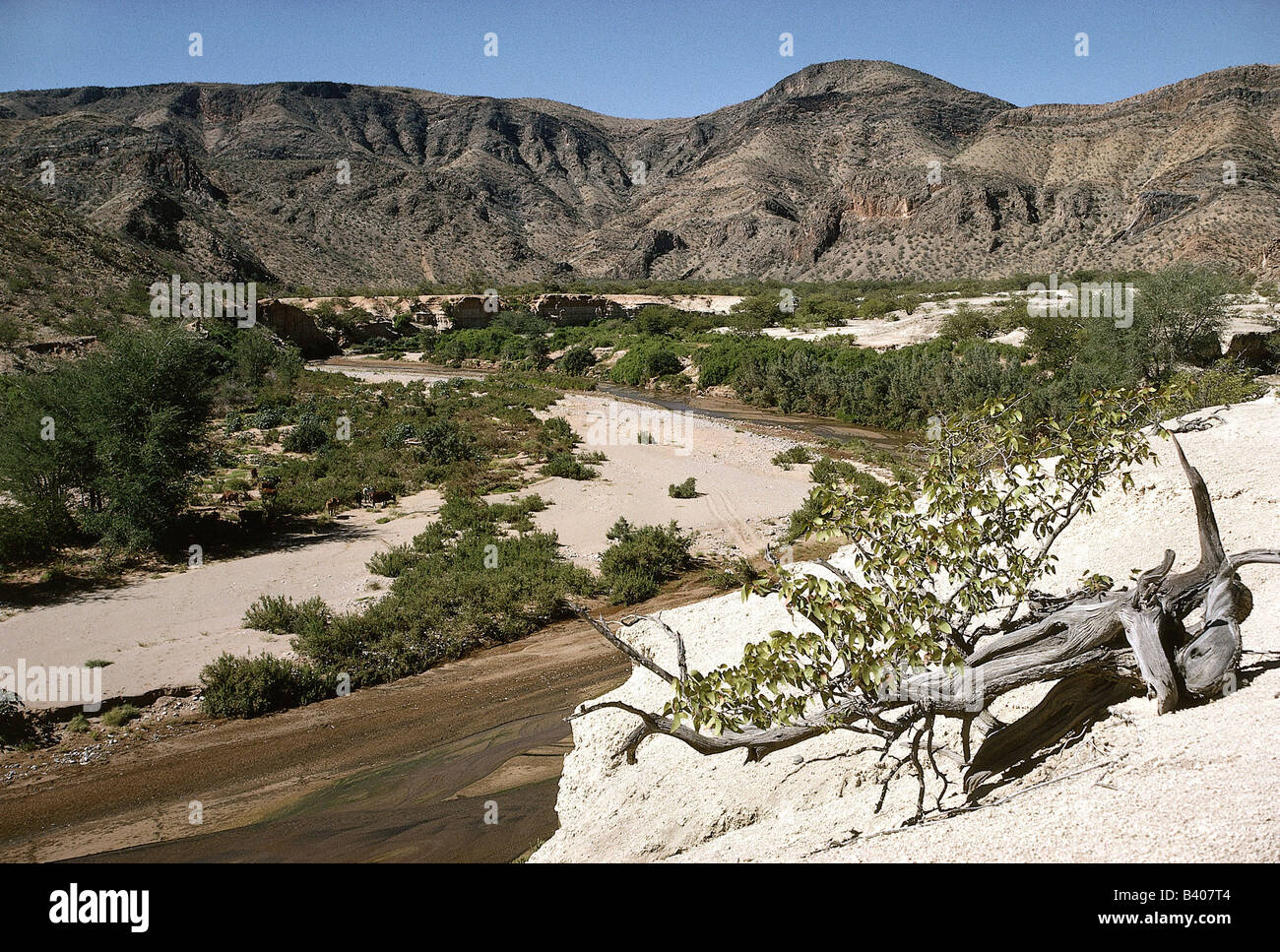 geography / travel, Namibia, Hoanib river, Damaraland, Africa ...