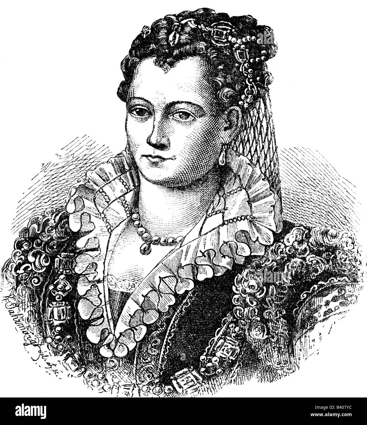 Portrait of lucrezia borgia hi-res stock photography and images - Alamy