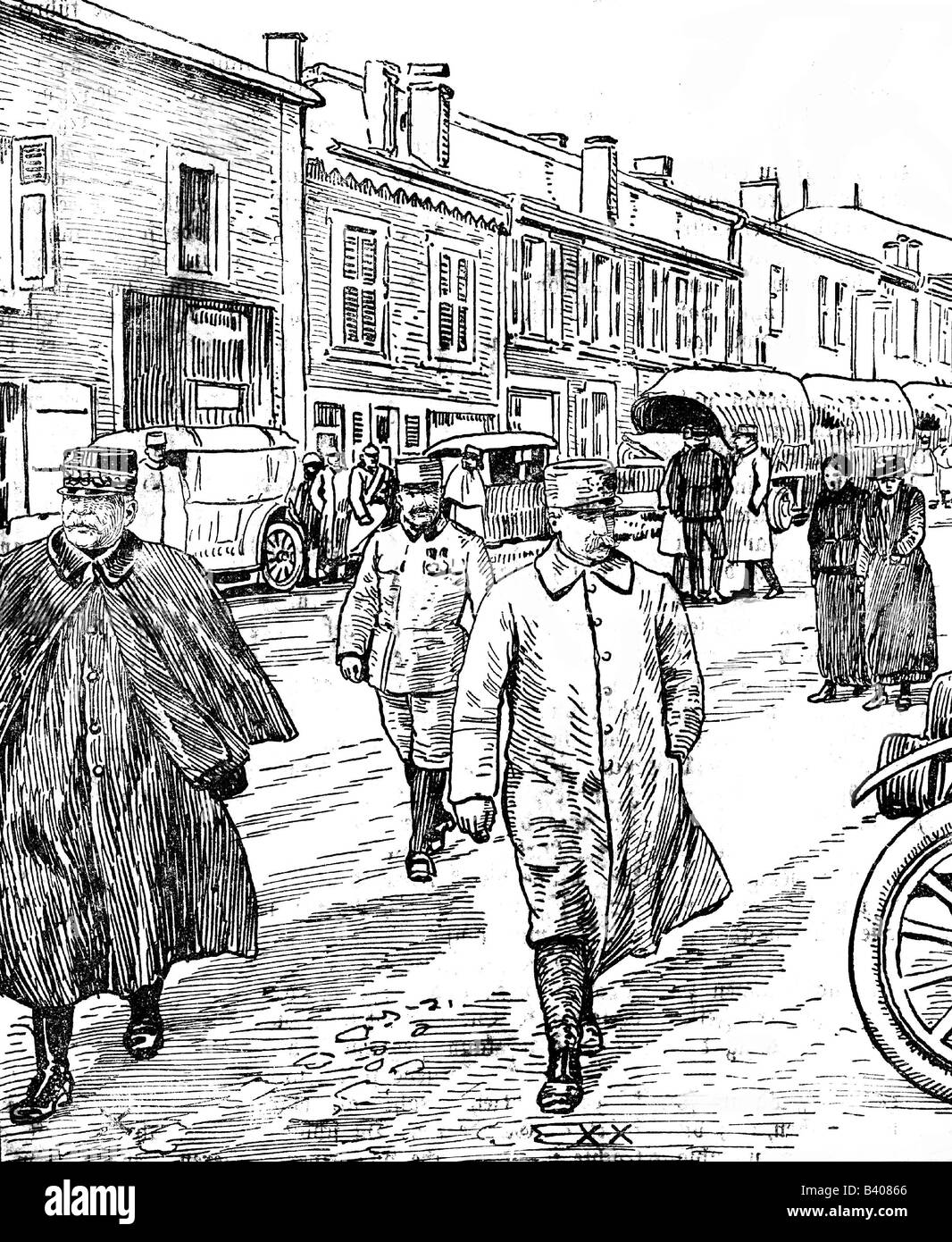 events, First World War / WWI, Western Front, General Joseph Joffre and ...