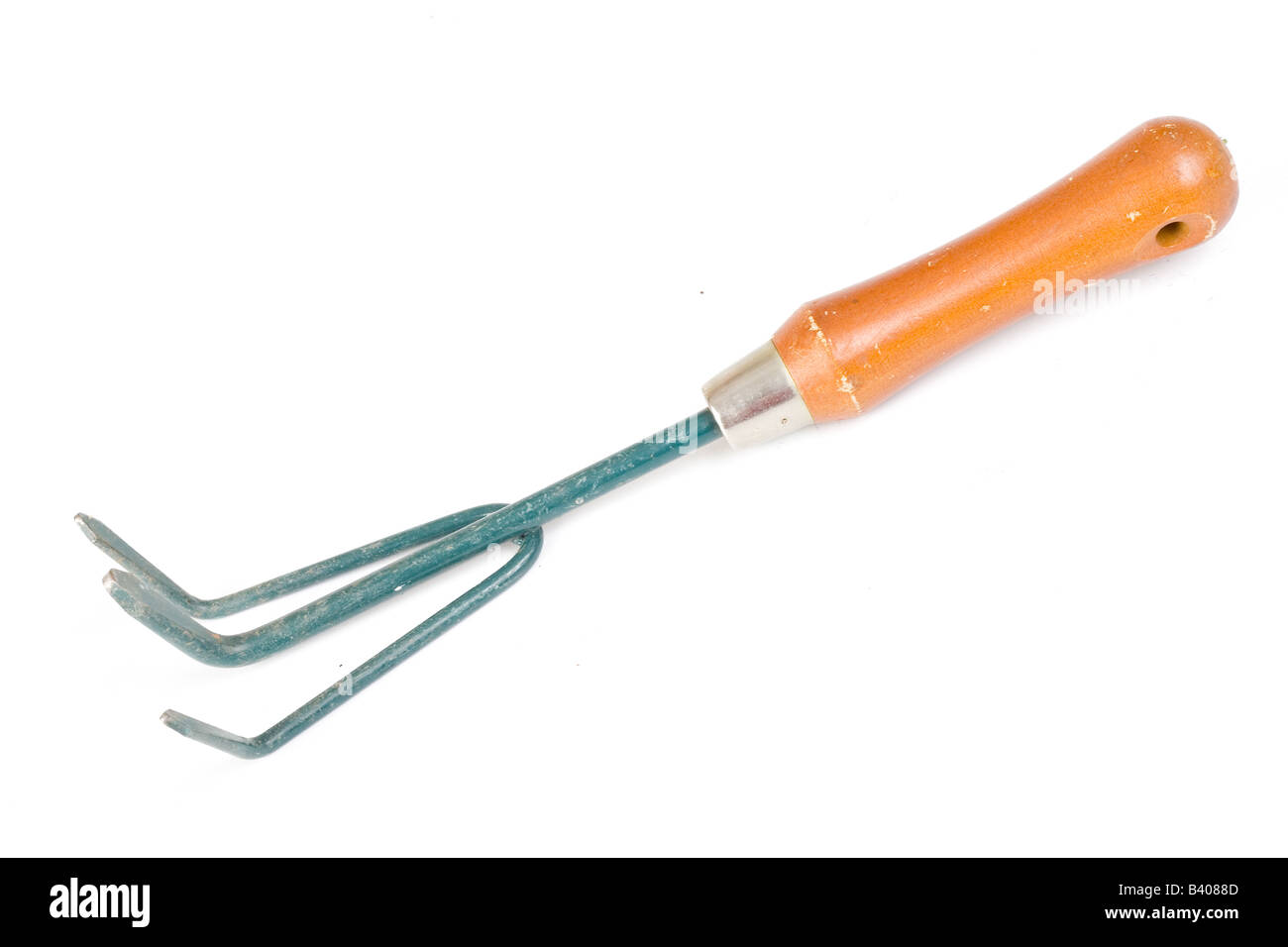 Mini garden rake Stock Photo - Alamy