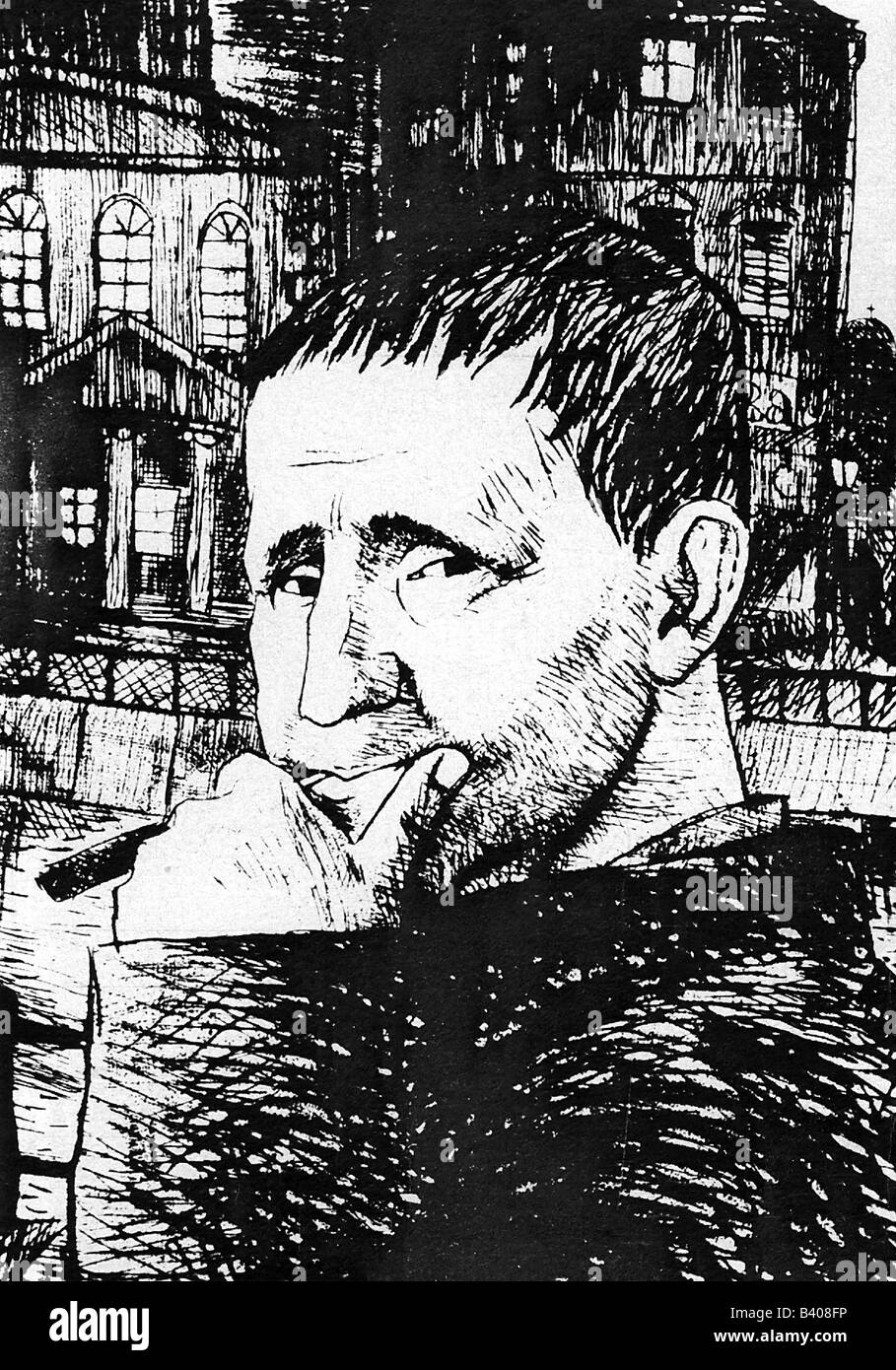 Berliner ensemble brecht Black and White Stock Photos & Images - Alamy