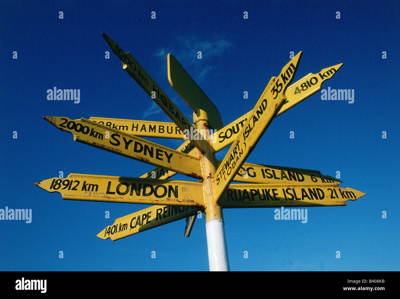 geography / travel, New Zealand, southern island, Stirling Point ...