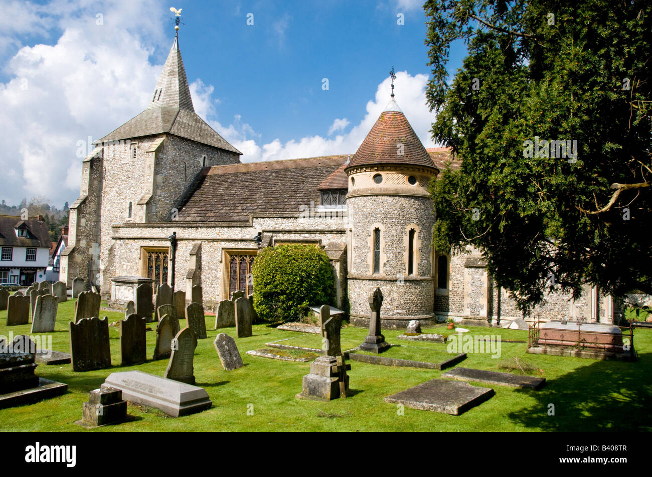 St Michael Church, Mickleham, Surrey, UK Stock Photo - Alamy