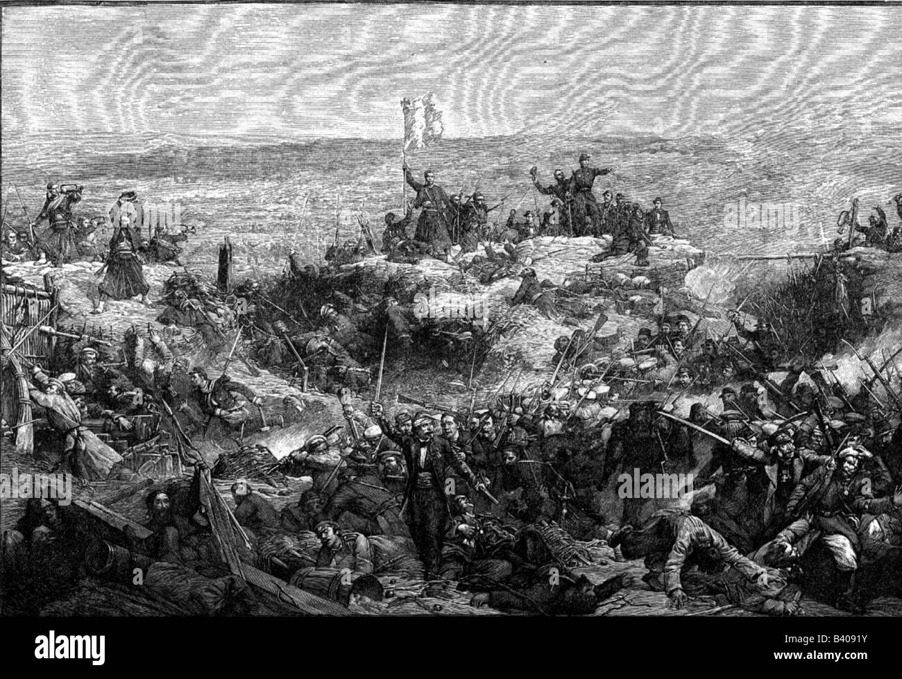 Crimean War 1853 - 1856, siege of Sevastopol 1854 / 1855, escalade of ...