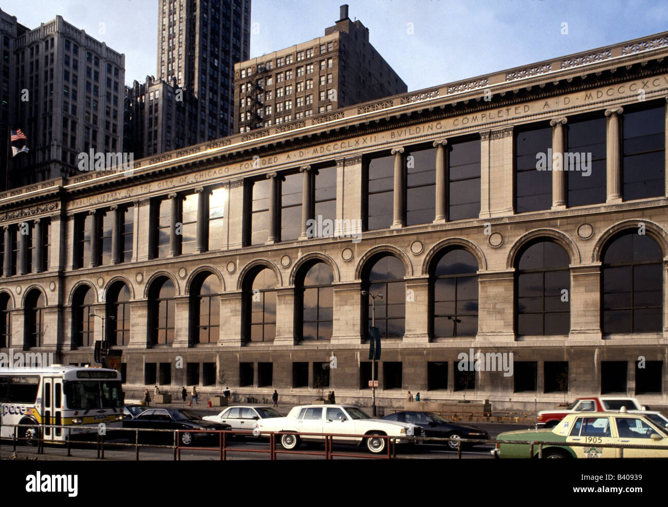 geography / travel USA, Illinois, Chicago, Chicago Public Library Stock ...