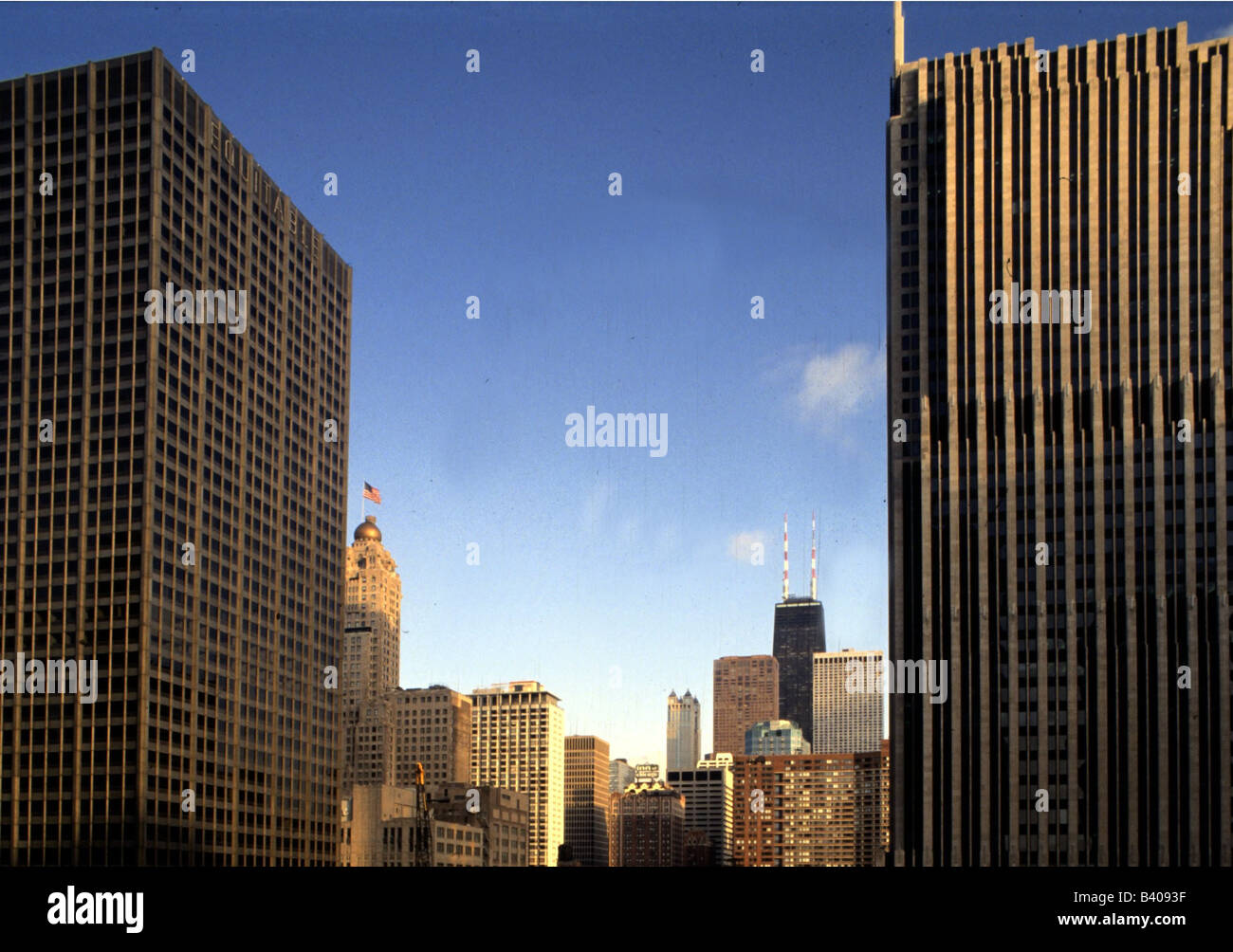 geography / travel, USA, Illinois, Chicago, downtown, John Hancock ...