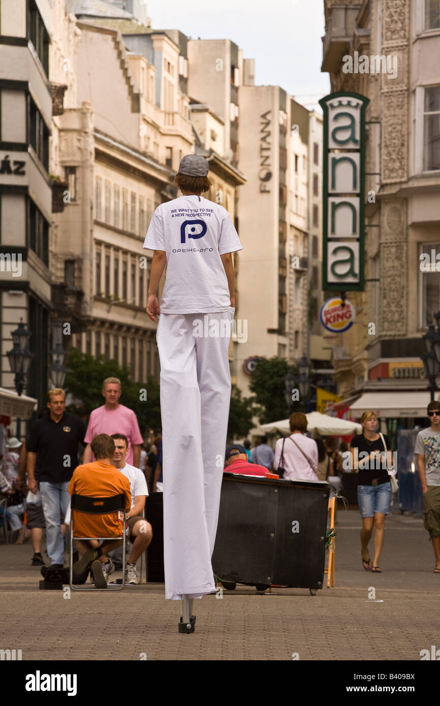 Girl on stilts hi-res stock photography and images - Alamy