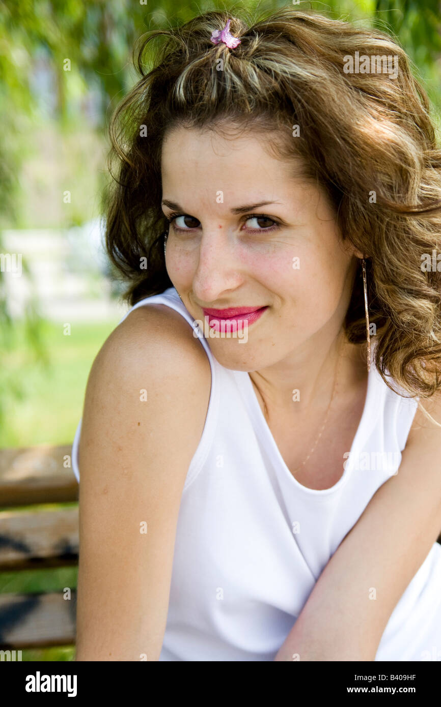 portrait of cute girl Stock Photo - Alamy