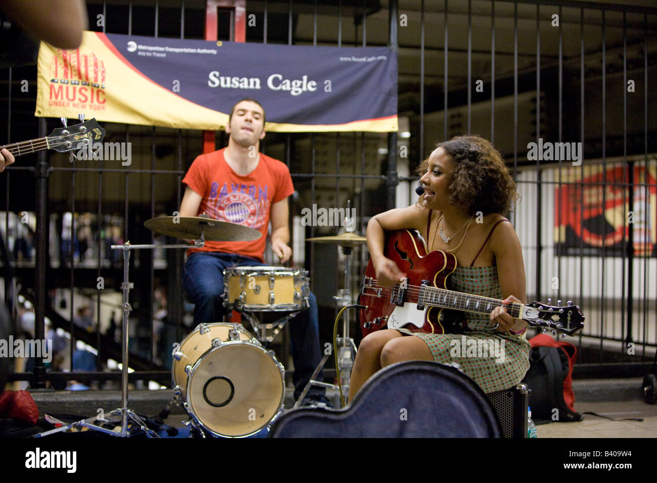 Susan Cagle and group are MUNY performers in the subway and train ...