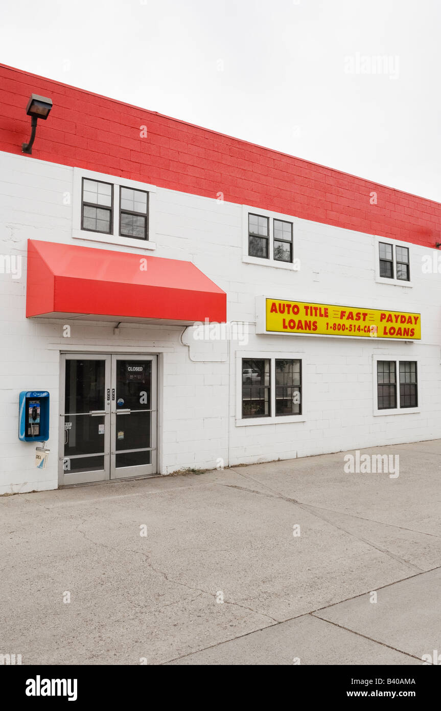 Payday loans shop hi-res stock photography and images - Alamy