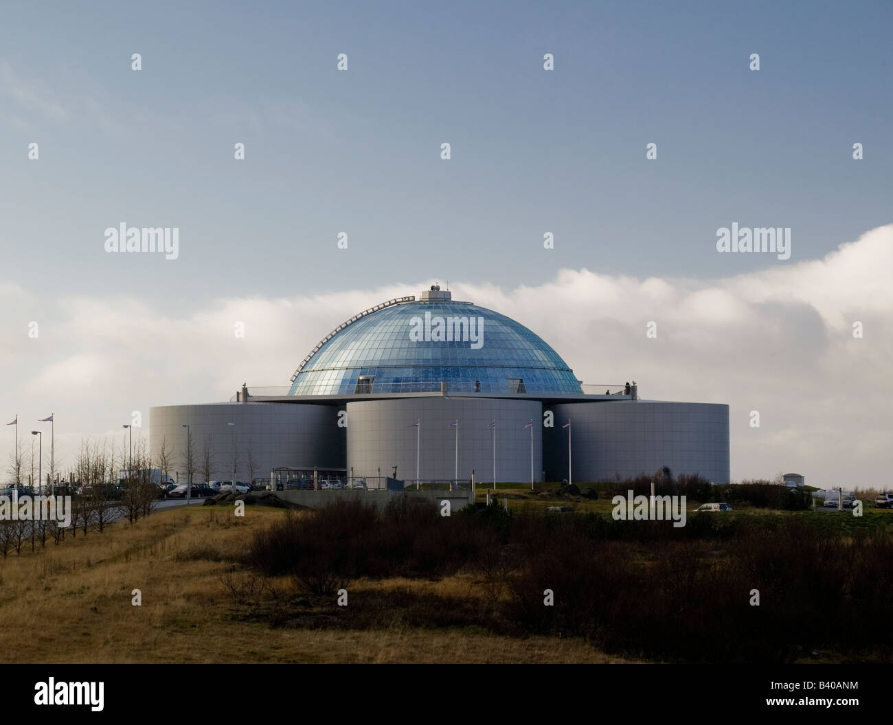 Perlan, the Pearl, a revolving restaurant on top of hot water tanks ...