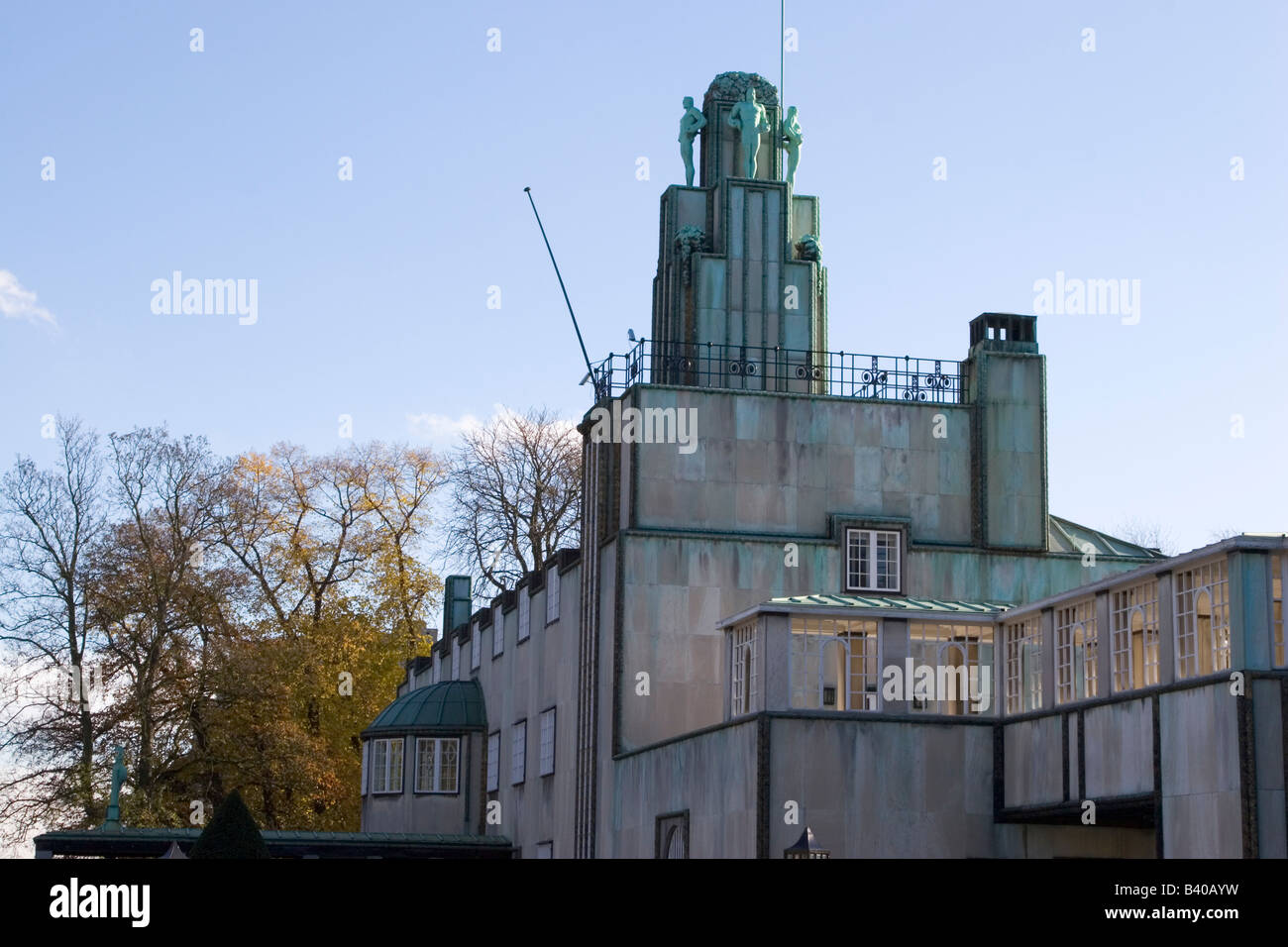 Art Nouveau building the Palais Stoclet on Avenue de Tervuren built by ...