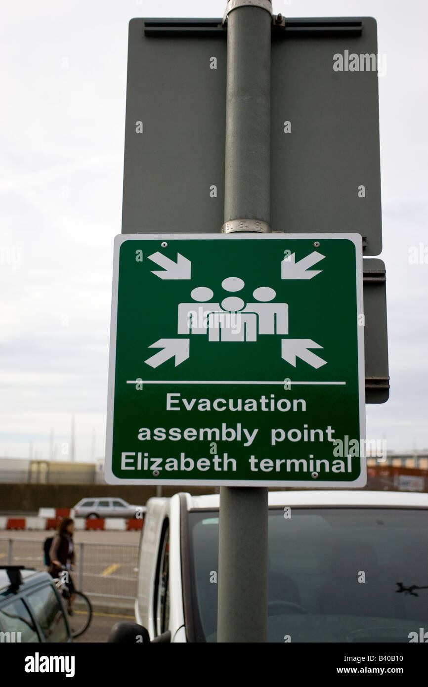 Elizabeth Terminal sign Stock Photo - Alamy