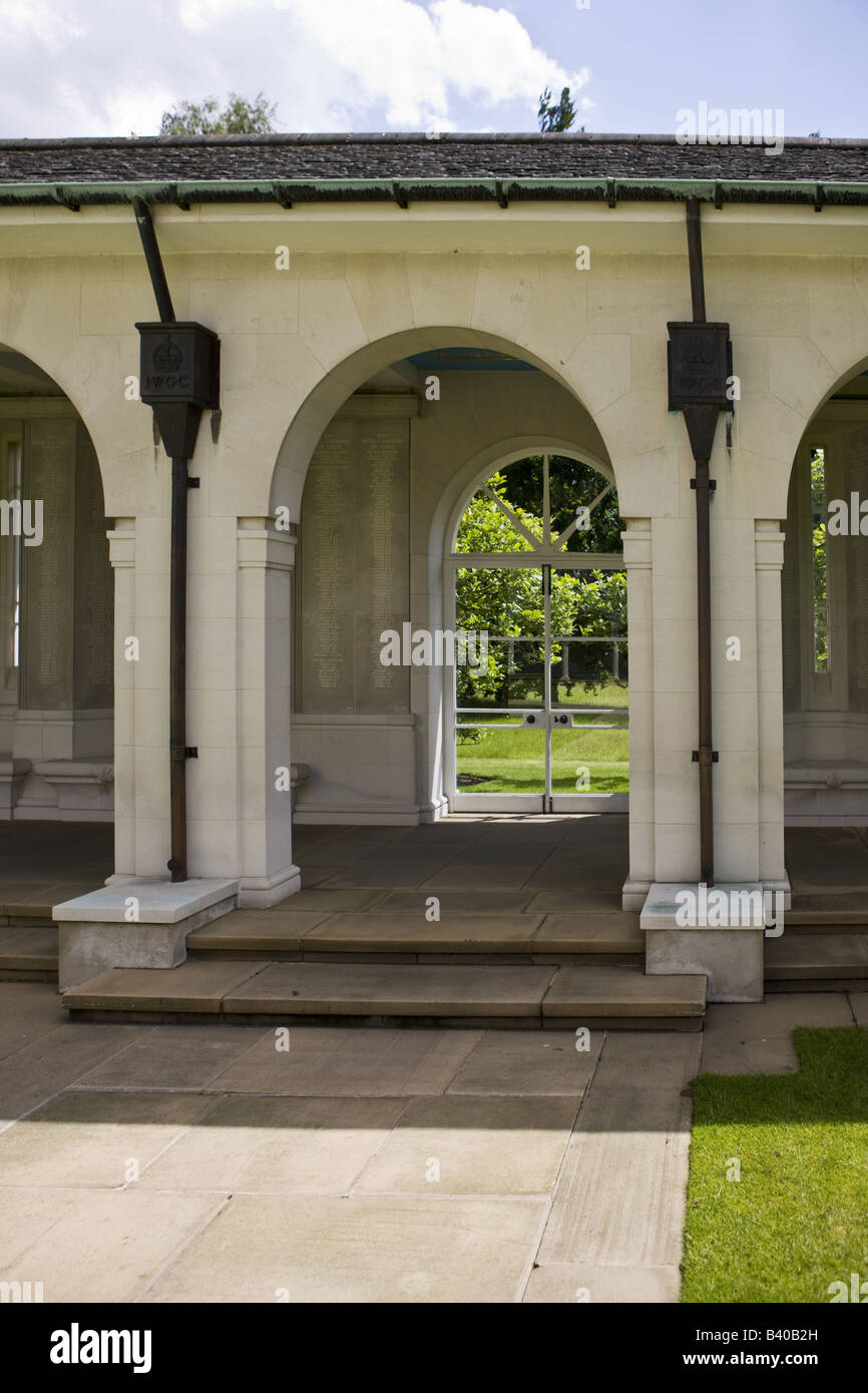 Air Forces Memorial Runnymede - West Arcade and Doorway Stock Photo - Alamy