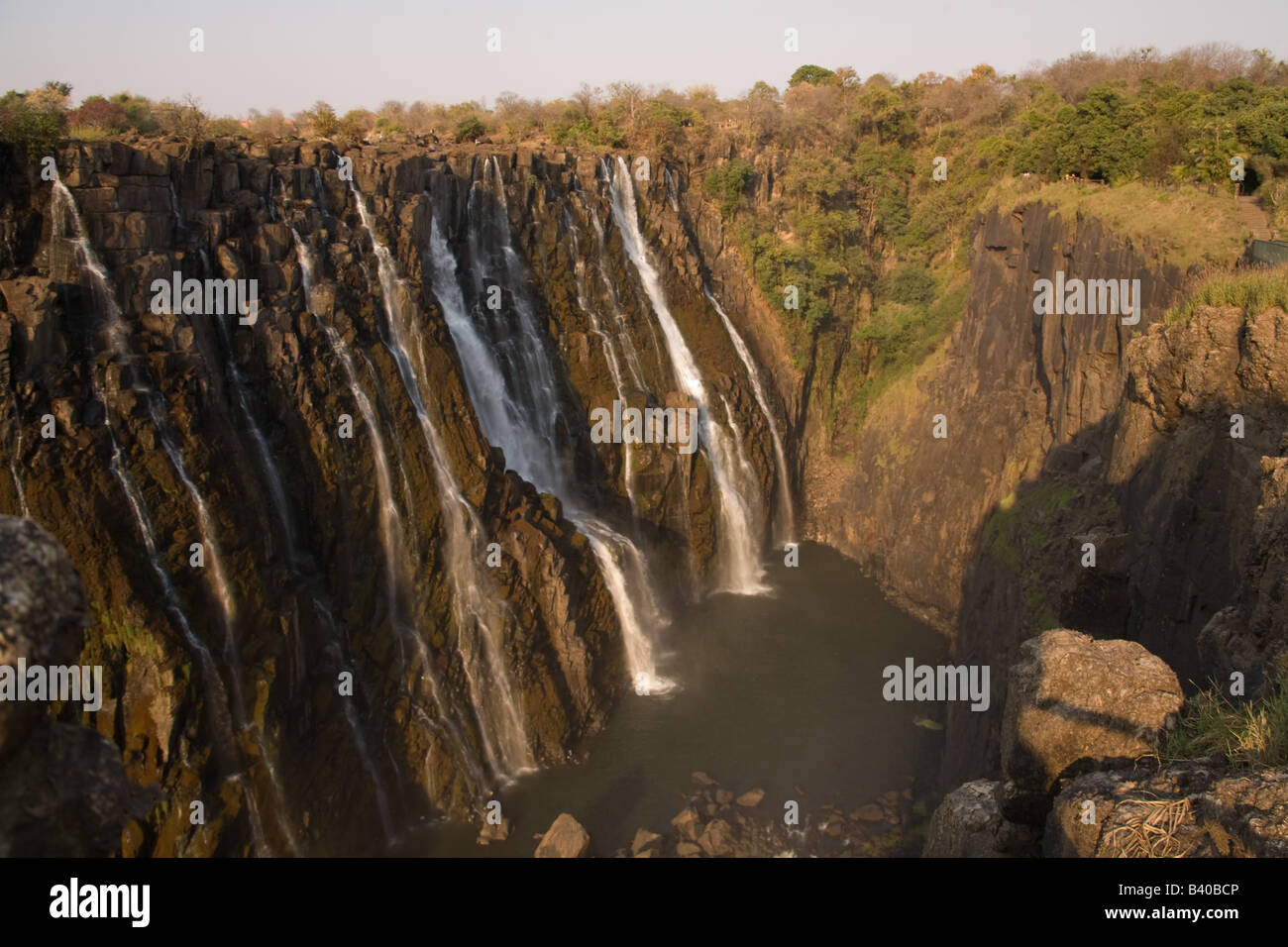 Victoria falls waterfall Zambia Africa Stock Photo - Alamy