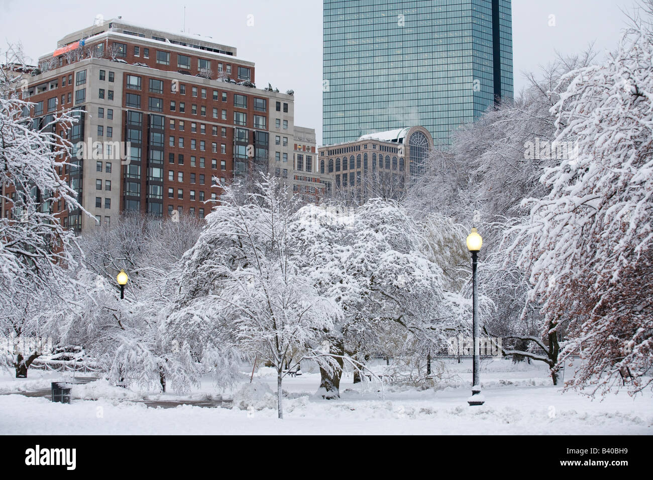 Winter garden city park hi-res stock photography and images - Alamy