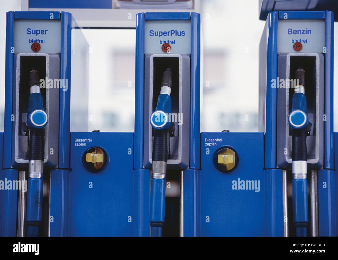 Close-up of petrol pump Stock Photo - Alamy