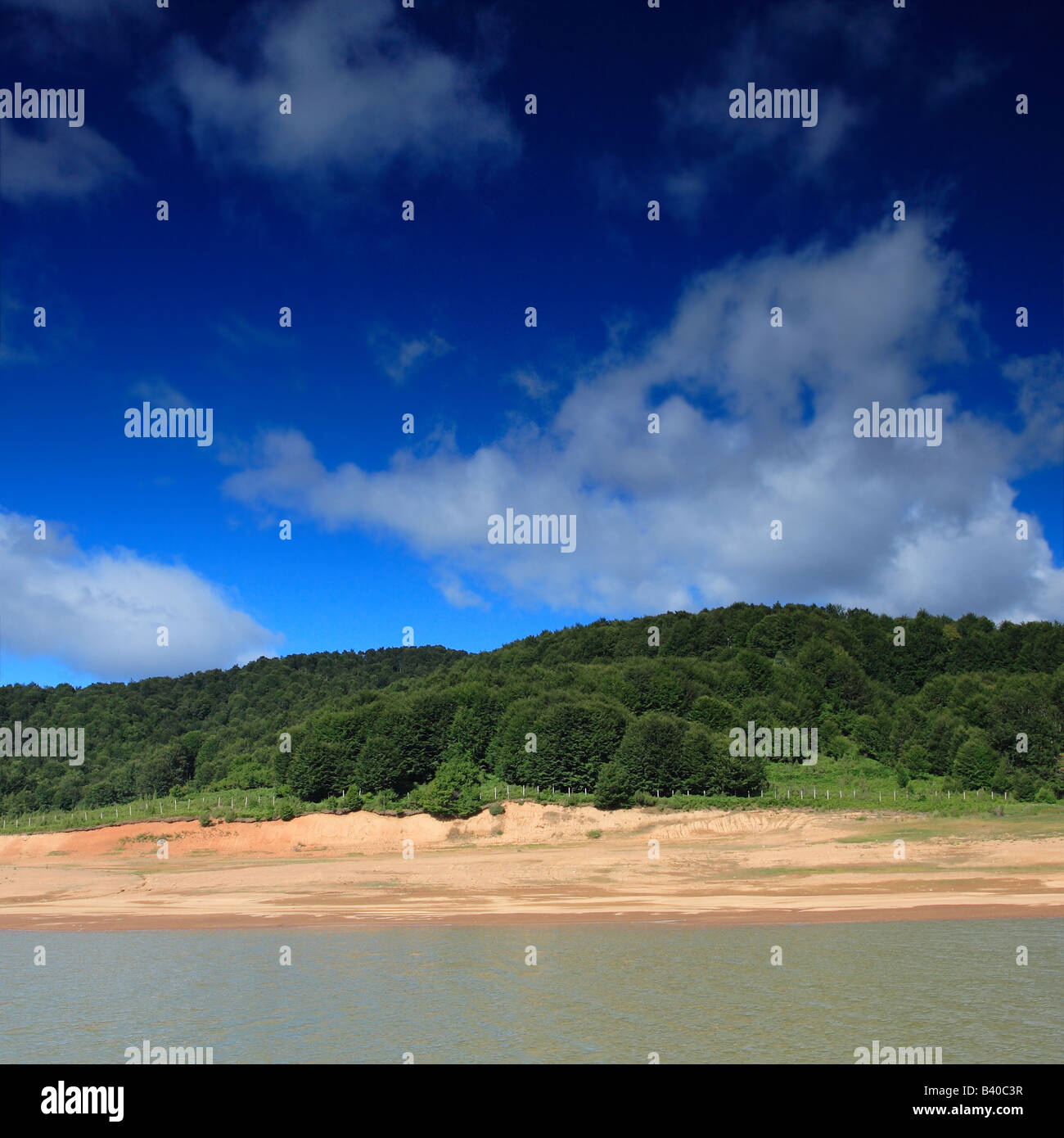 Lake Mavrovo in Macedonia Stock Photo - Alamy