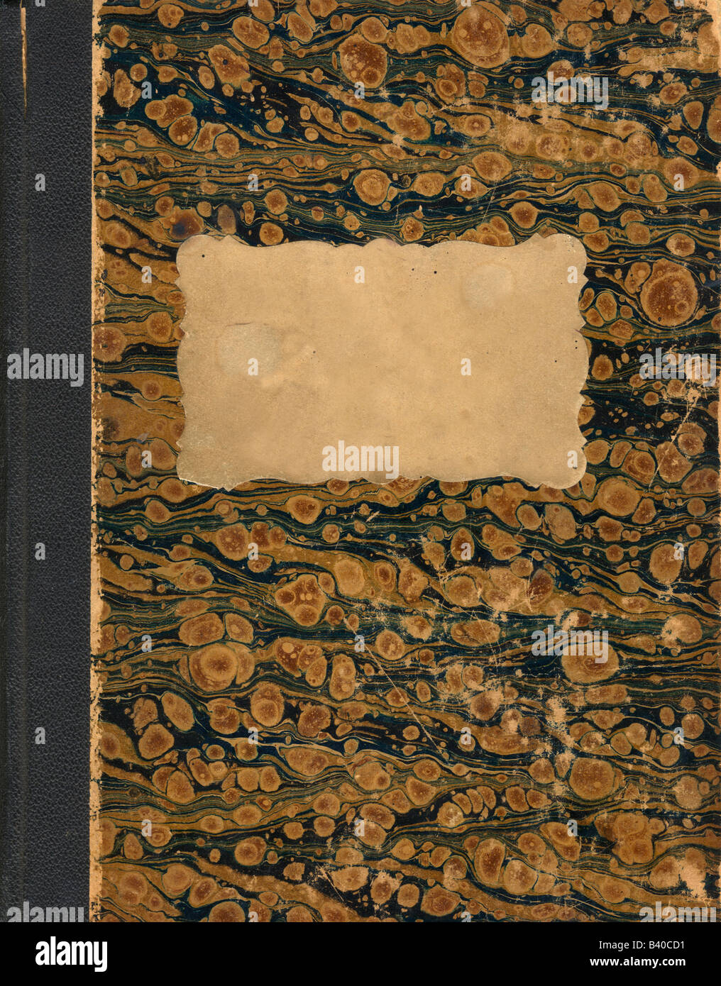 cover of old handwritten book Stock Photo - Alamy