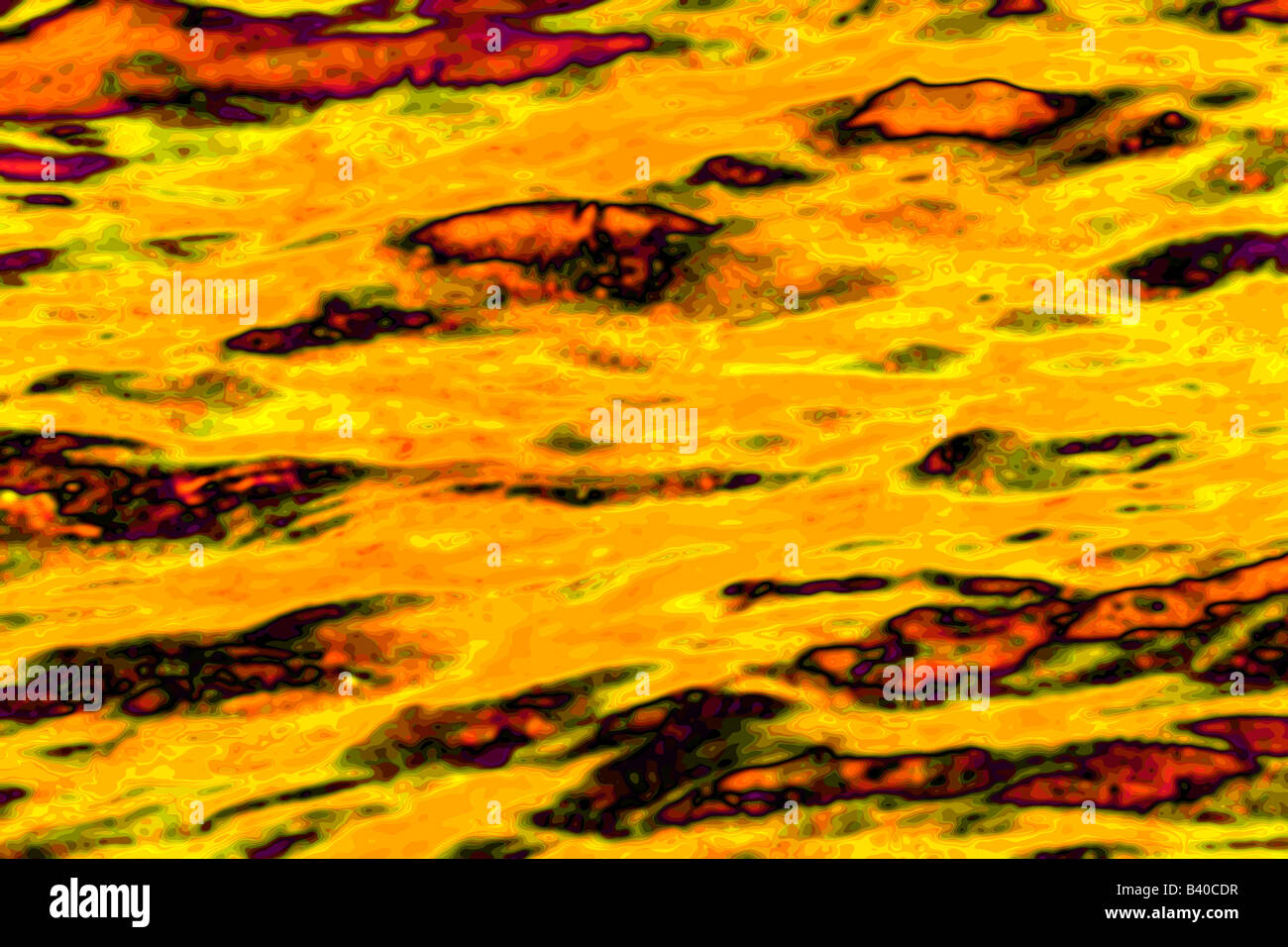 abstract waves in yellow - motion and movement Stock Photo - Alamy