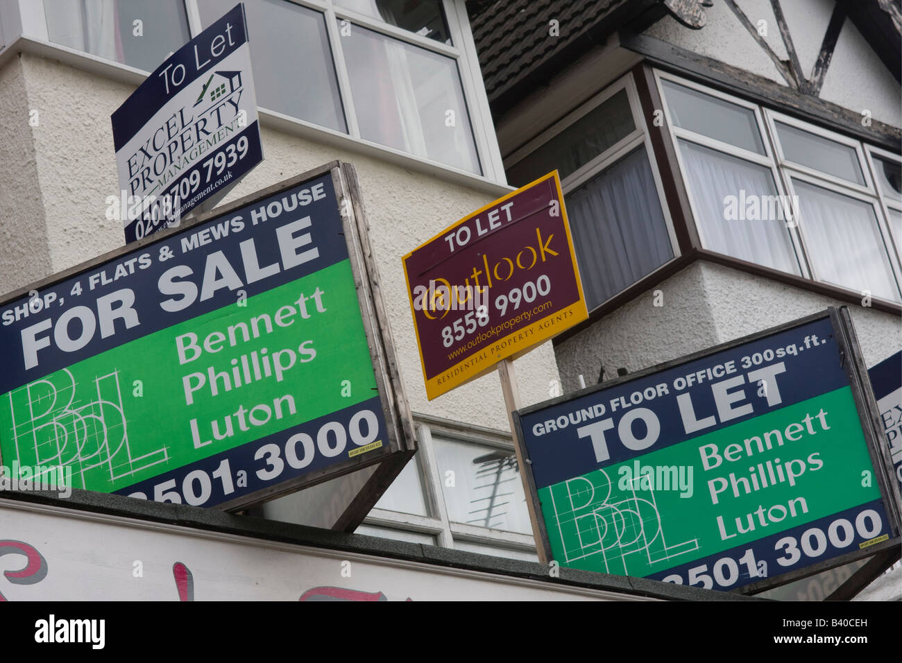Signs on building hi-res stock photography and images - Alamy