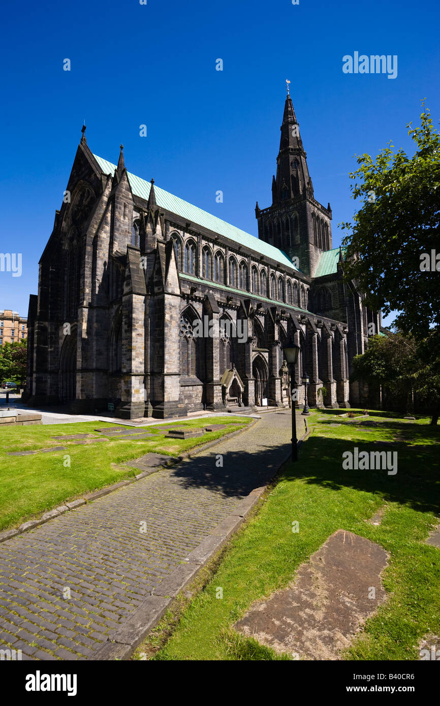 Gothic Cathedral Glasgow Scotland Stock Photo - Alamy