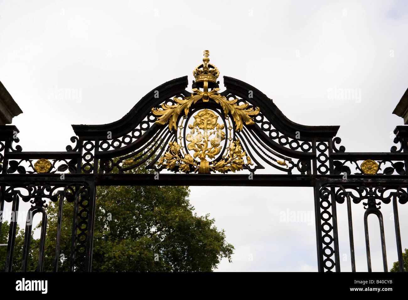 Impressive wrought iron gates hi-res stock photography and images - Alamy