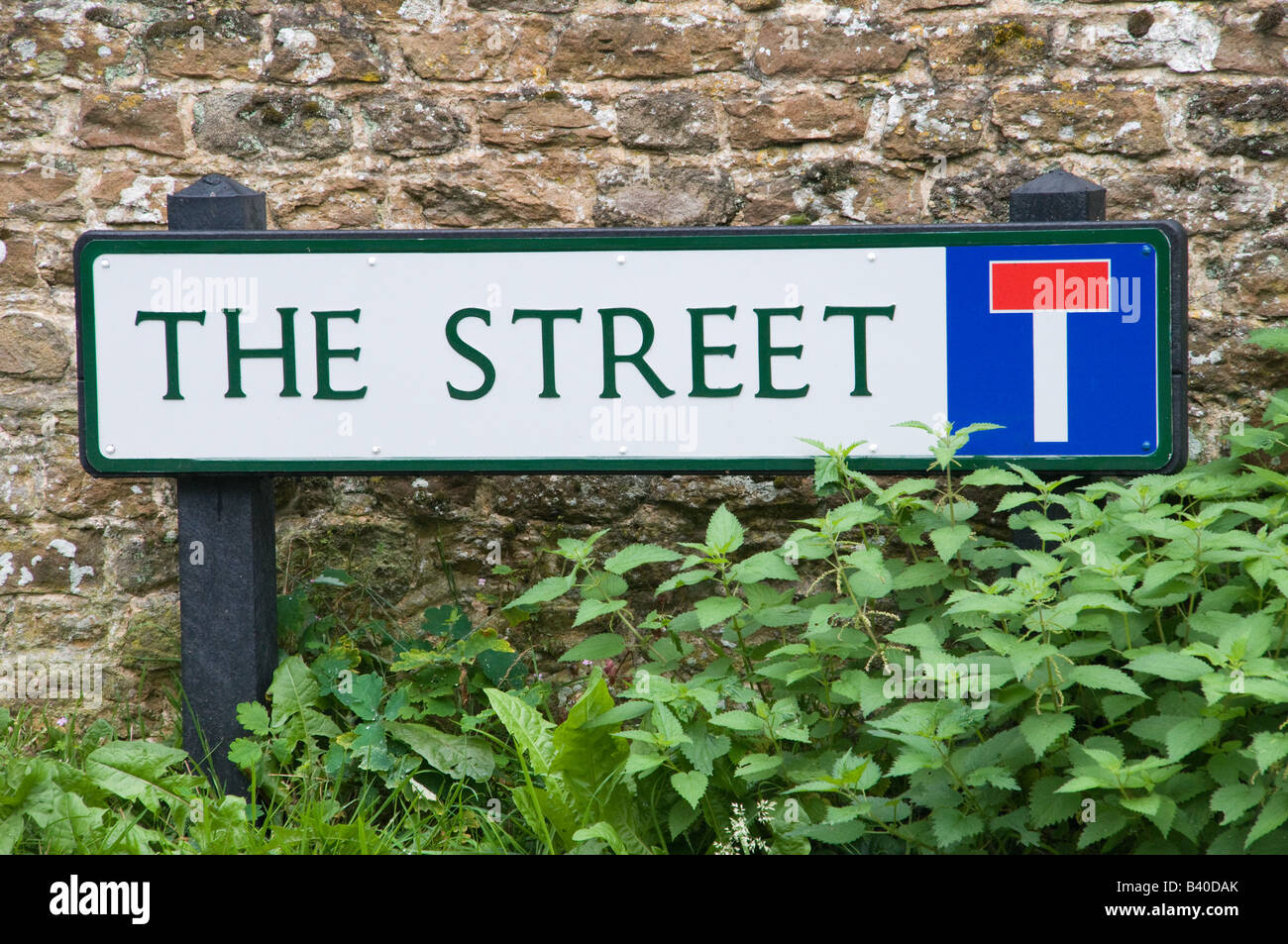 The Street Sign - Horizontal Stock Photo - Alamy
