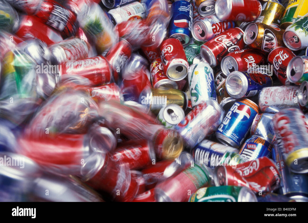 Cans for recycling, UK Stock Photo - Alamy