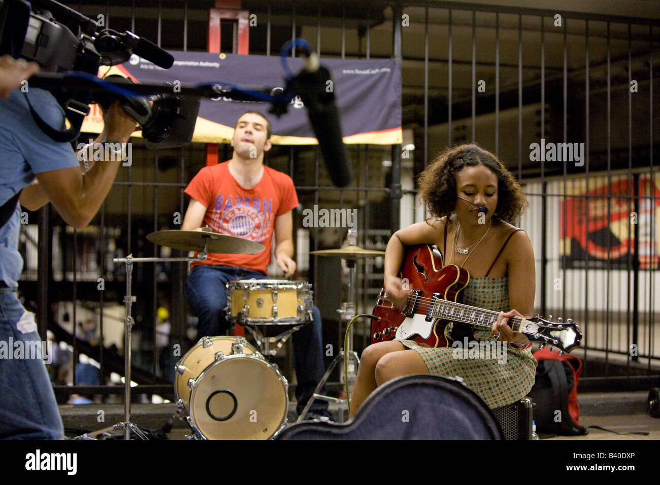 Susan Cagle and group are MUNY performers in the subway and train ...