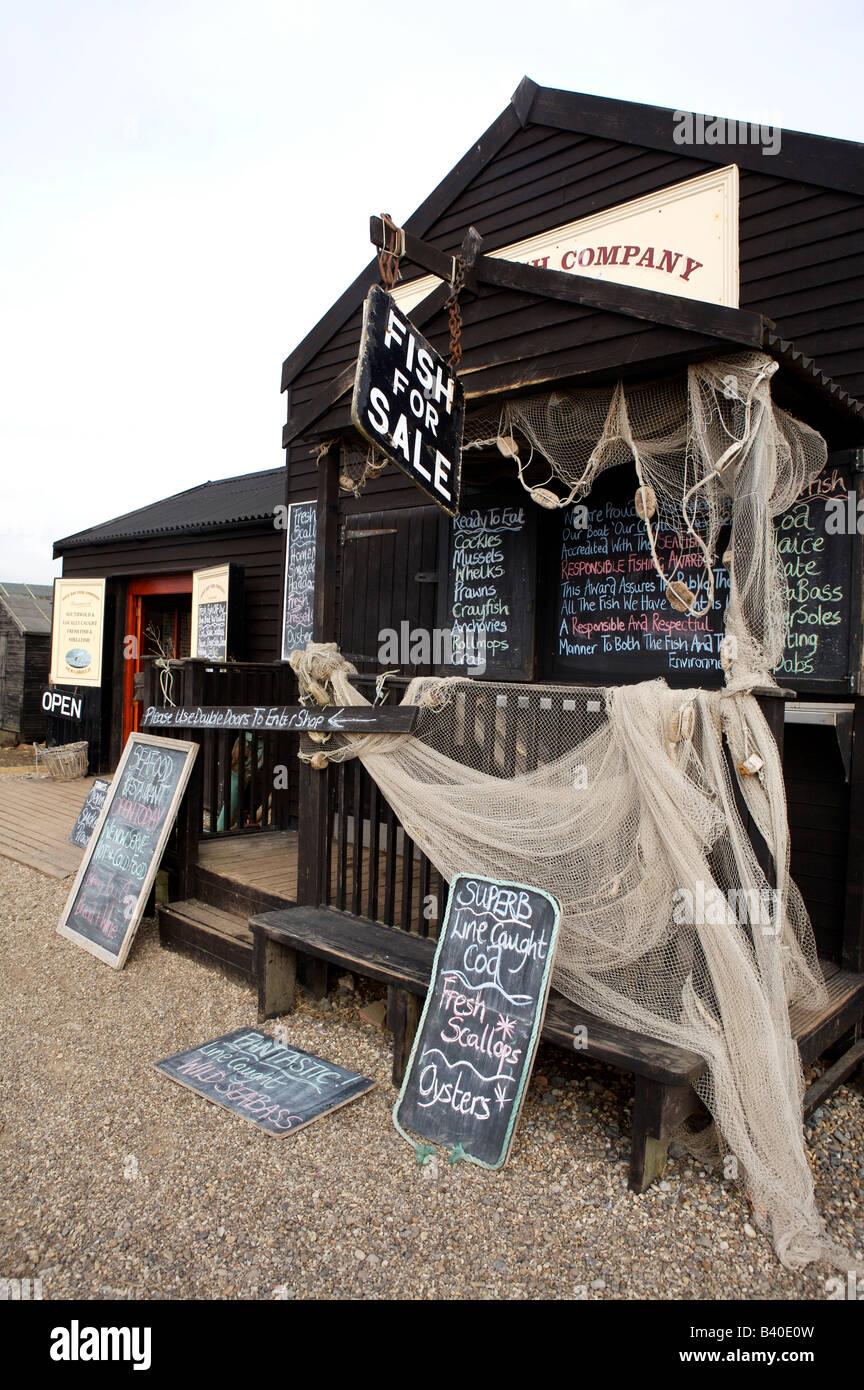 Southwold Fish stall Stock Photo - Alamy
