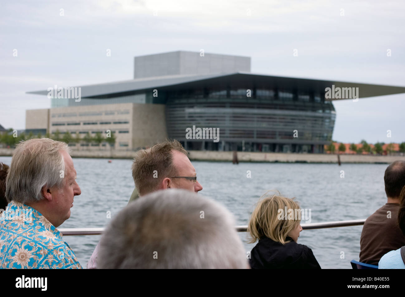 Copenhagen Opera House from a canal boat Stock Photo - Alamy